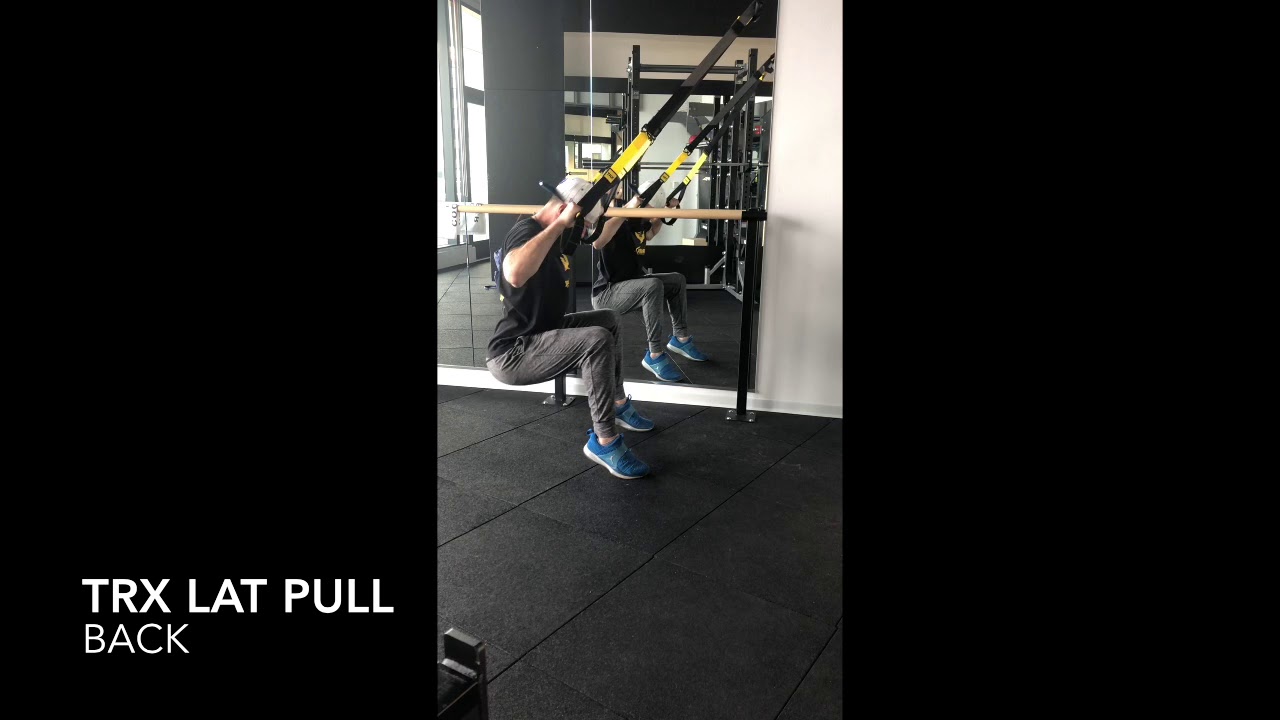TRX lat pull - YouTube