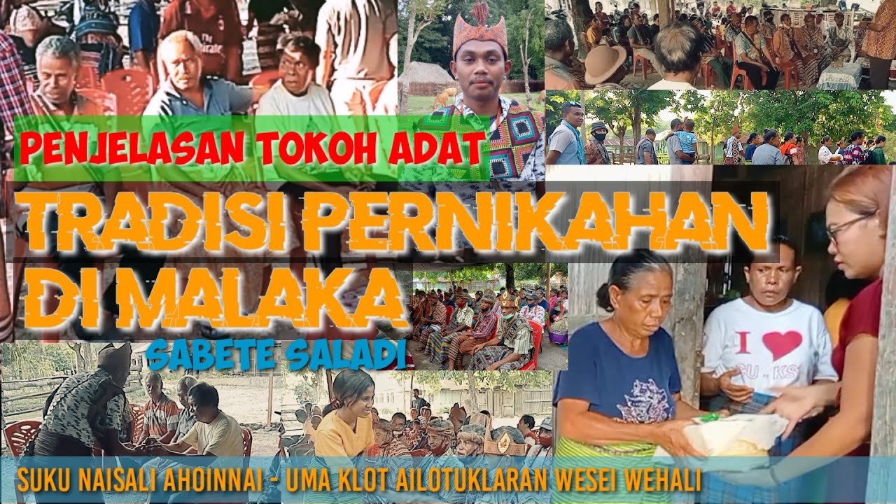 tradisi pernikahan di Malaka, adat wesei wehali, Sabete saladi, Laran ...