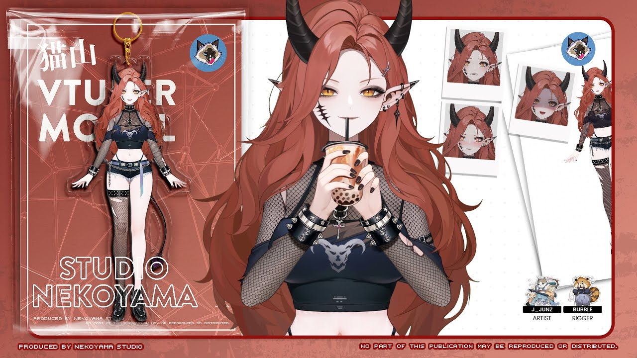 Tier Akasupa VTuber Model Showcase | Studio Nekoyama - YouTube