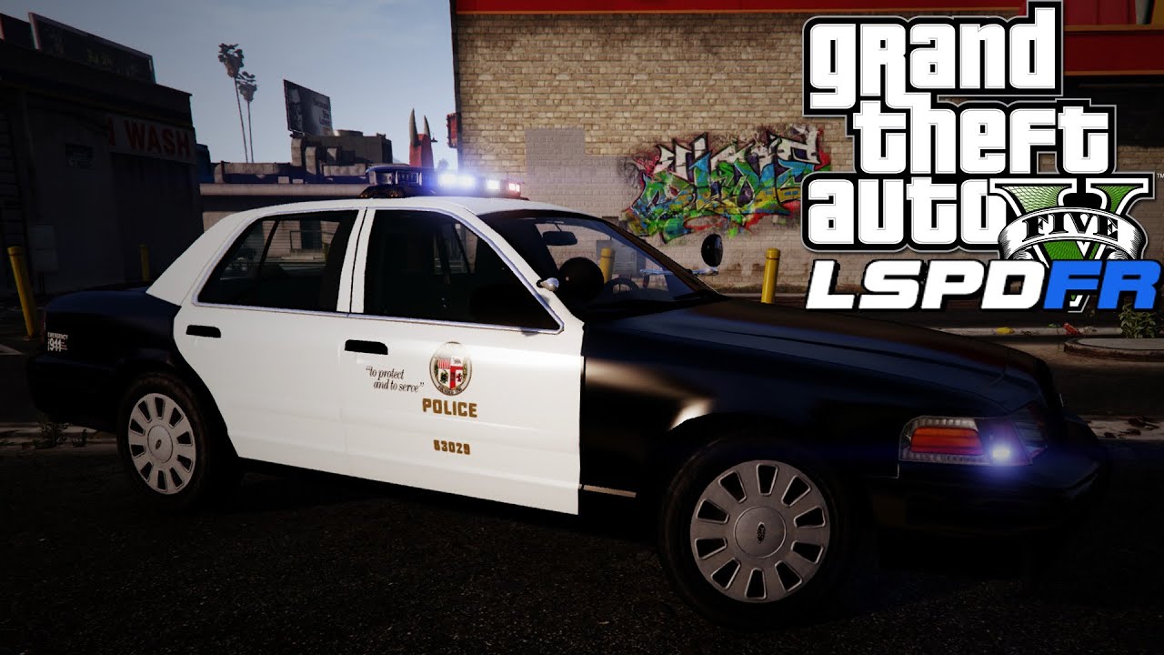 GTA V LSPDFR #37 Los Angeles Police Ford Crown Victoria - YouTube