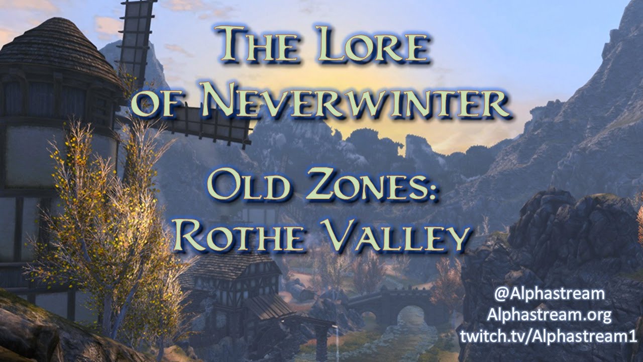 Dungeons & Dragons Lore of Neverwinter: Rothé Valley - YouTube