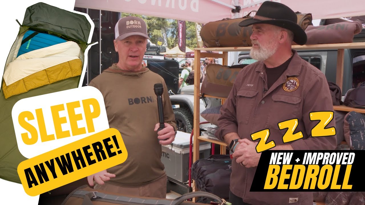 Sleep Comfortably Outdoors with Born Outdoor's Reinvented Bedroll - YouTube