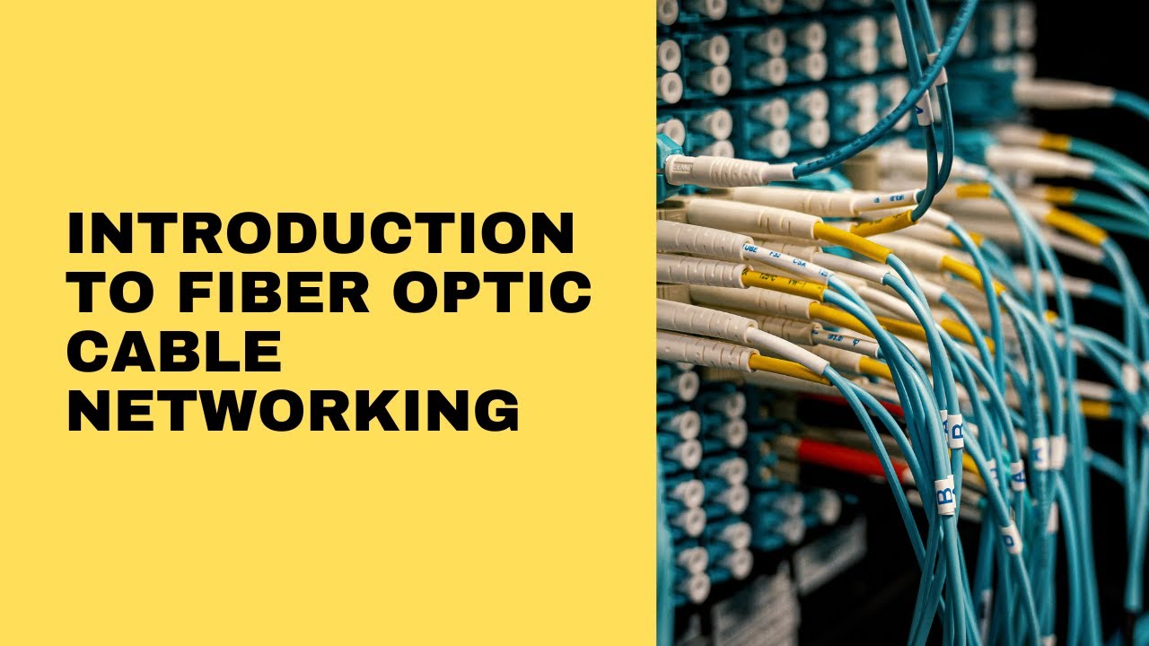 Fiber optic cable networking - YouTube