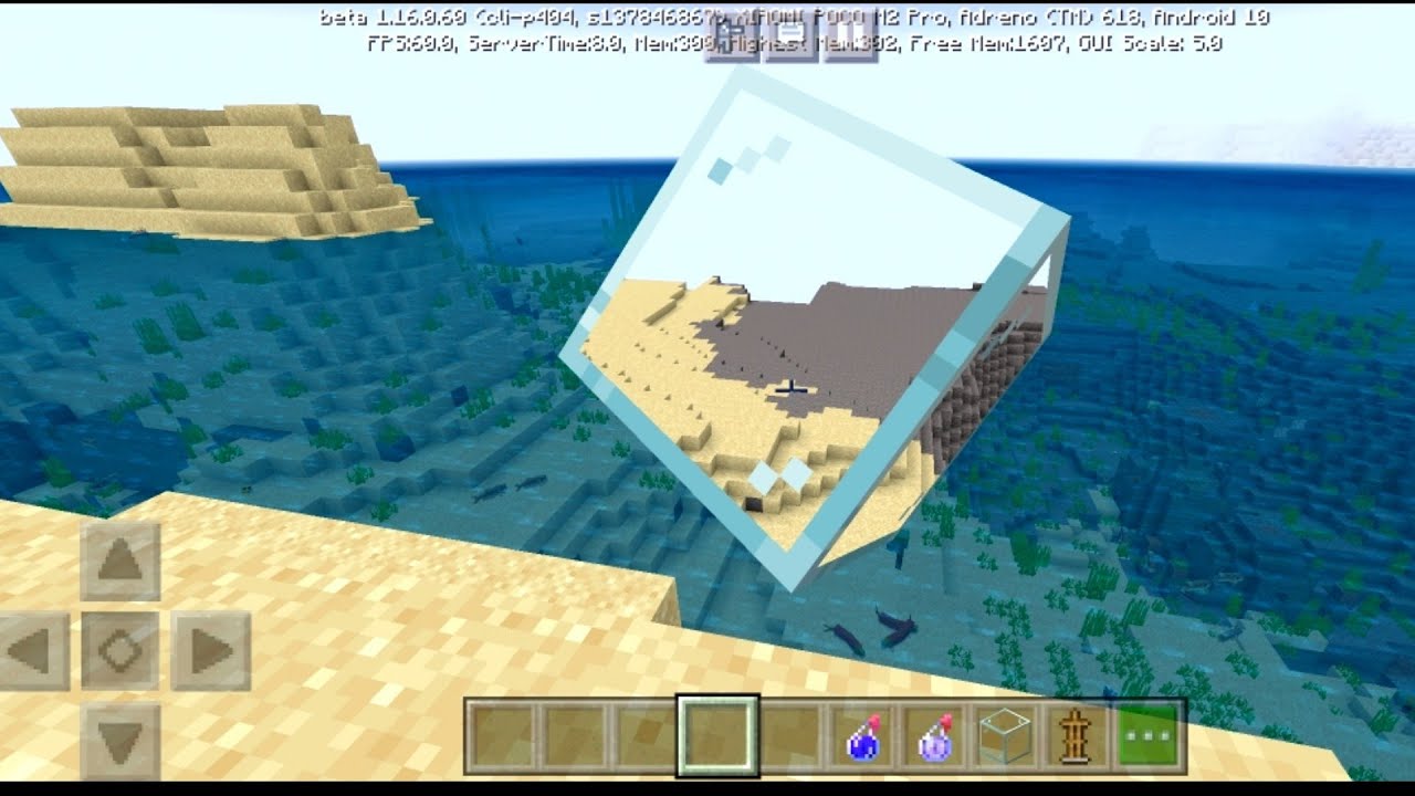 How to see through water in Minecraft. ( MCPE ) - YouTube