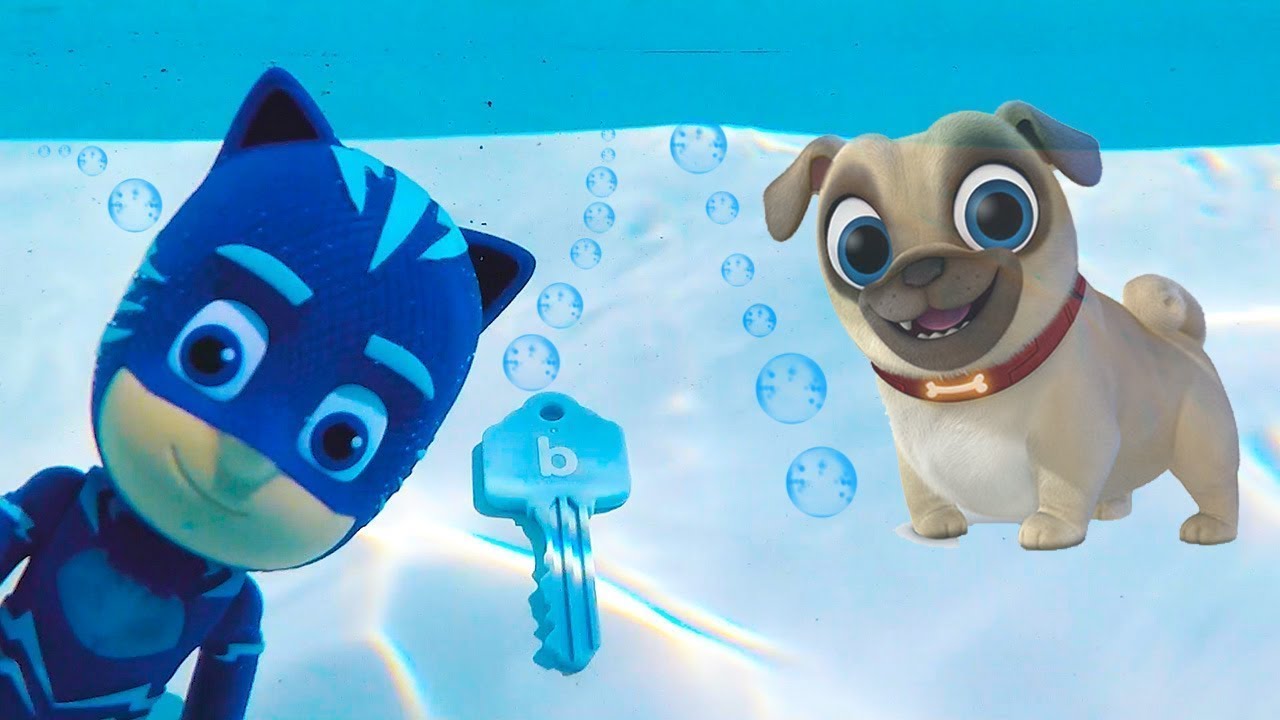 Disney Jr PJ Masks Summer Vacation Swimming Pool Fun before Back to ...