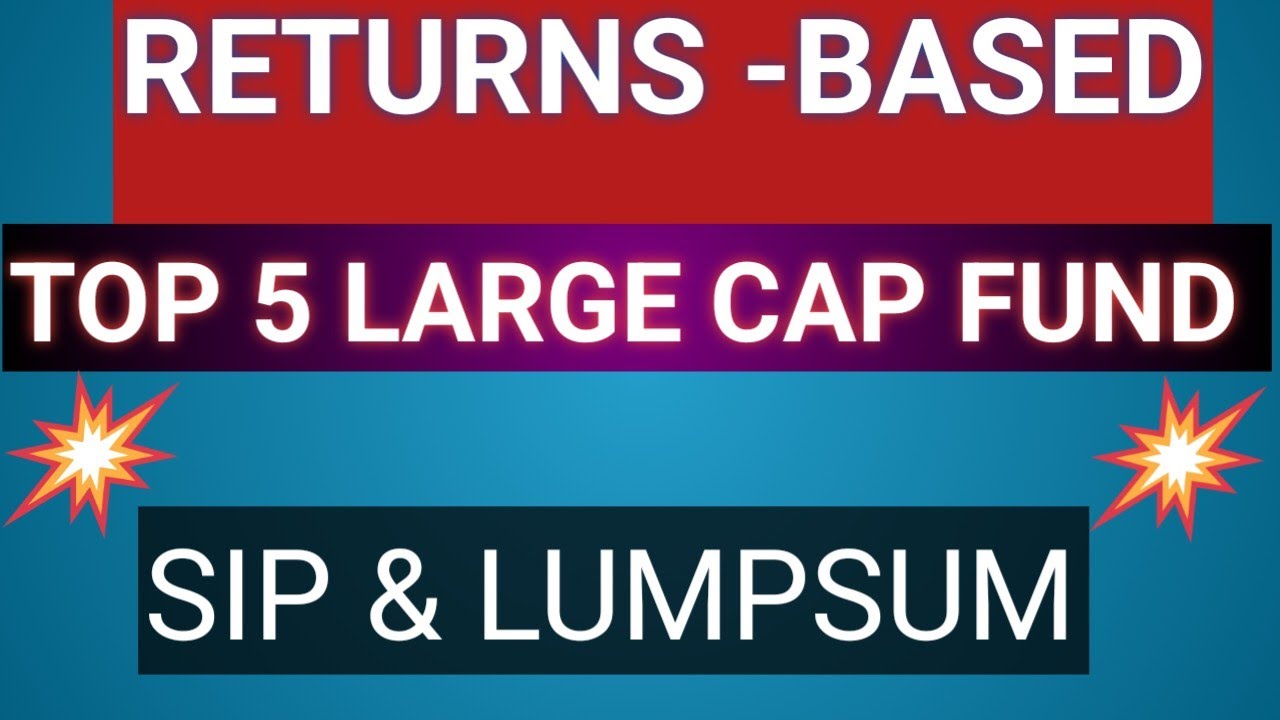 Returns Based Top 5 LARGE CAP FUND 🔥 || Best return fund || BEST return ...