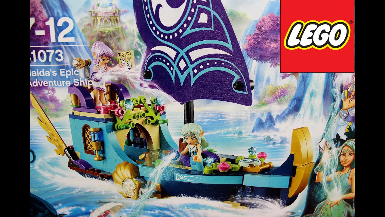 Naida's Epic Adventure Ship 41073 - Lego Elves - Love Toys - YouTube