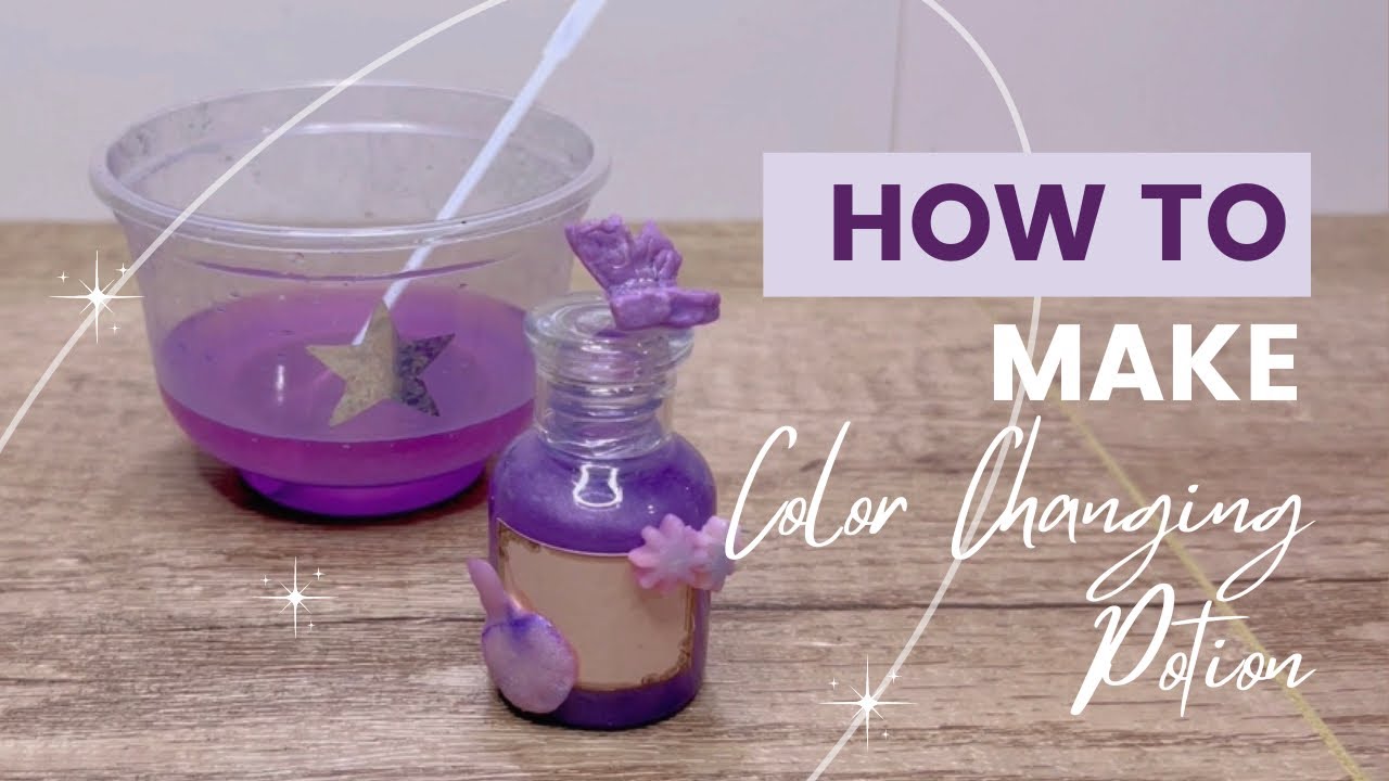 How to make Color Changing Potion วิธีการปรุงน้ำยาเวทย์มนต์เปลี่ยนสีได้ ...