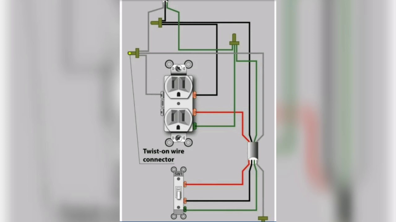 How to install a switched (Half Hot) Outlet - YouTube