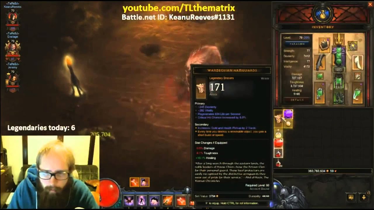 Diablo 3 Split Farming - Awesome Legendary and Cache Farm - YouTube