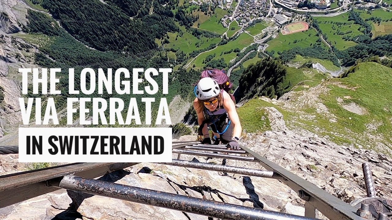 Via Ferrata Loèche-les-Bains - Longest and most difficult ferrata in ...