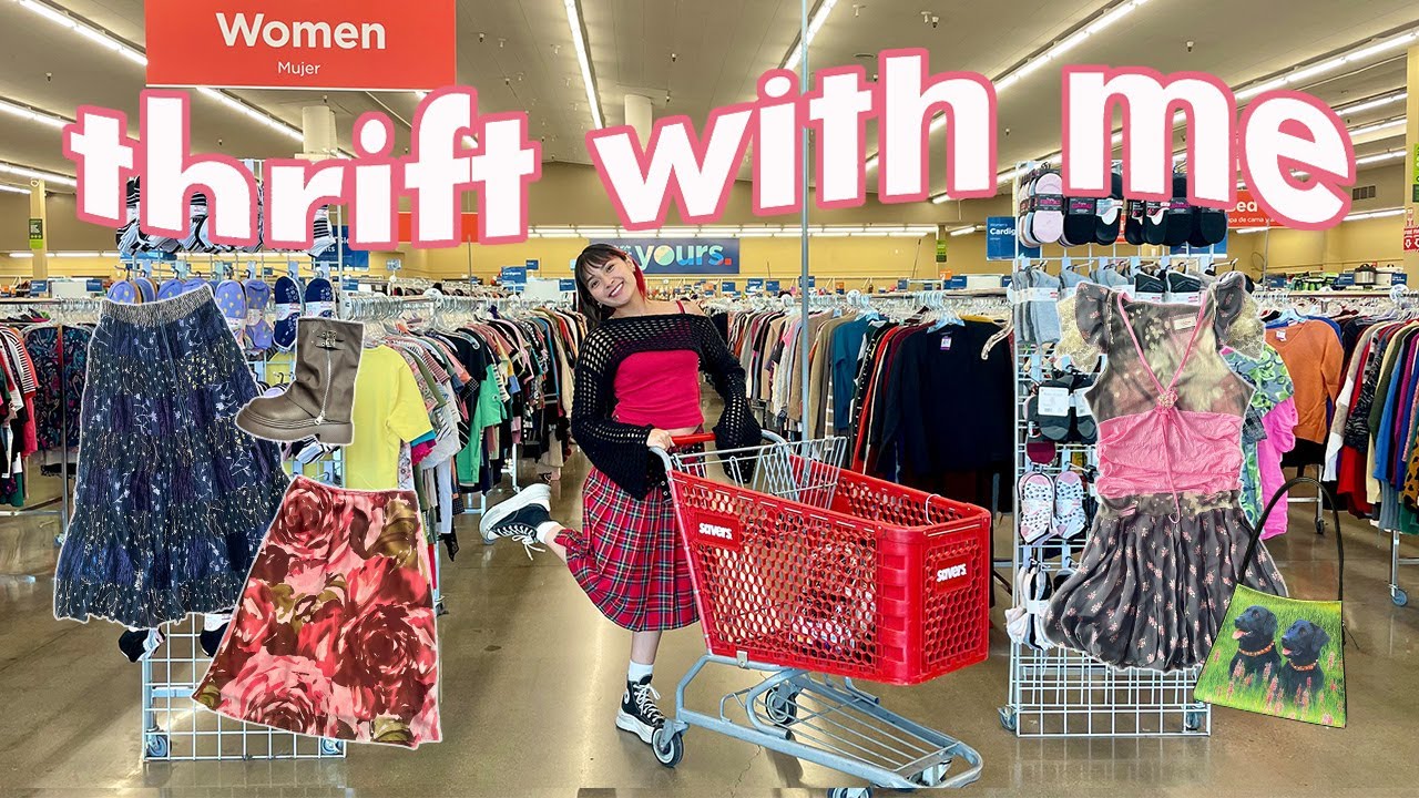 THRIFT WITH ME // thrifting in Vegas for *ICONIC* Y2K clothes!!! 4 ...