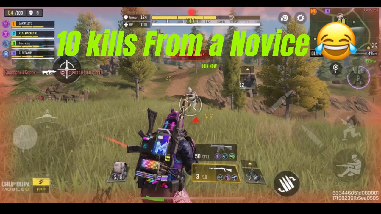 10 kills from a Novice player - YouTube