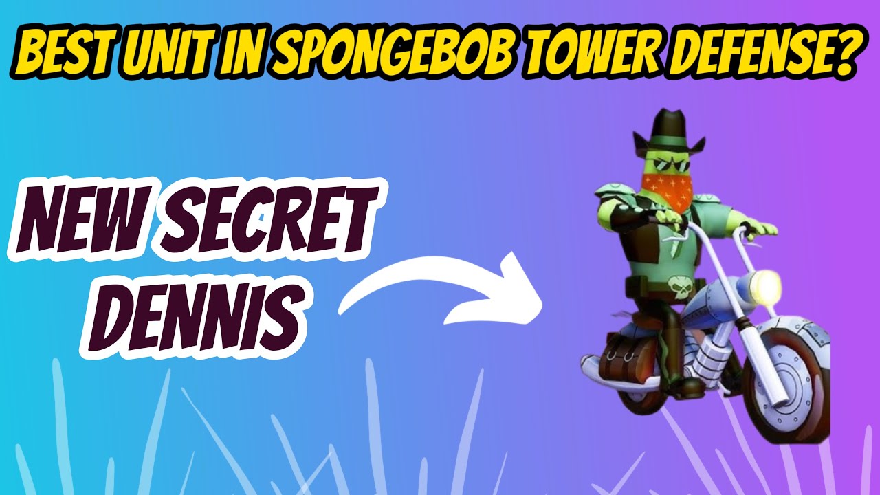 CRAZY NEW SECRET DENNIS - OP? | SpongeBob Tower Defense on Roblox - YouTube