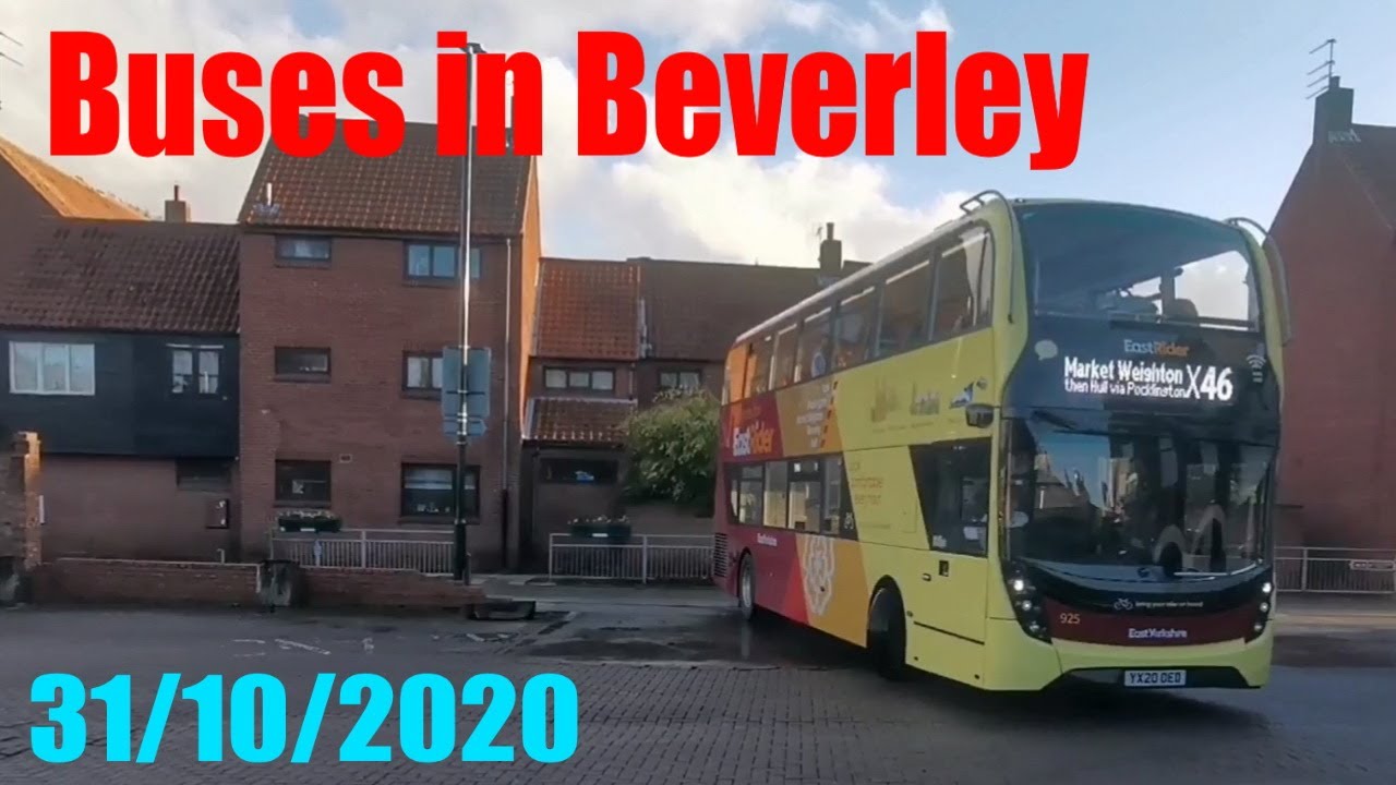 Buses in Beverley 31/10/2020 - YouTube