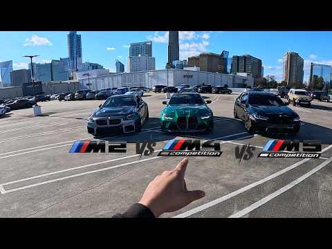 3 BMW M CARS TAKE OVER THE HIGHWAY!