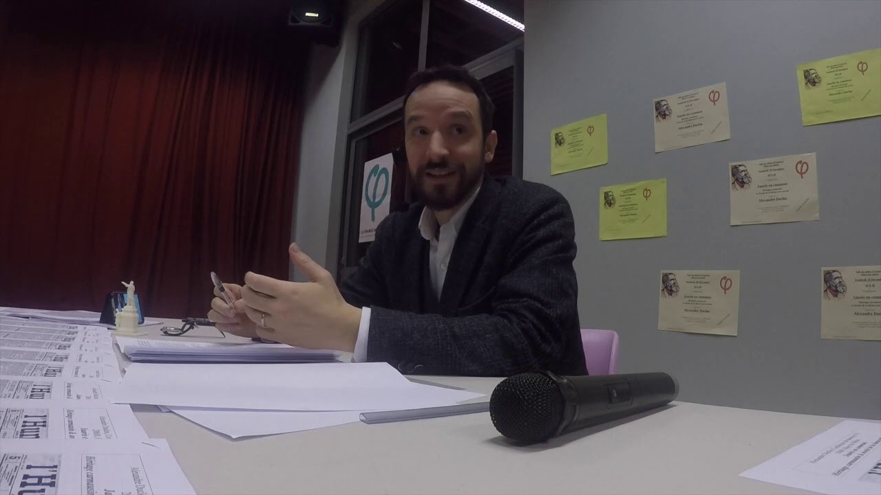 JAURES EN COMMUN : UNE CONFERENCE de TRAVERSE D'ALEXANDRE DUCLOS ...