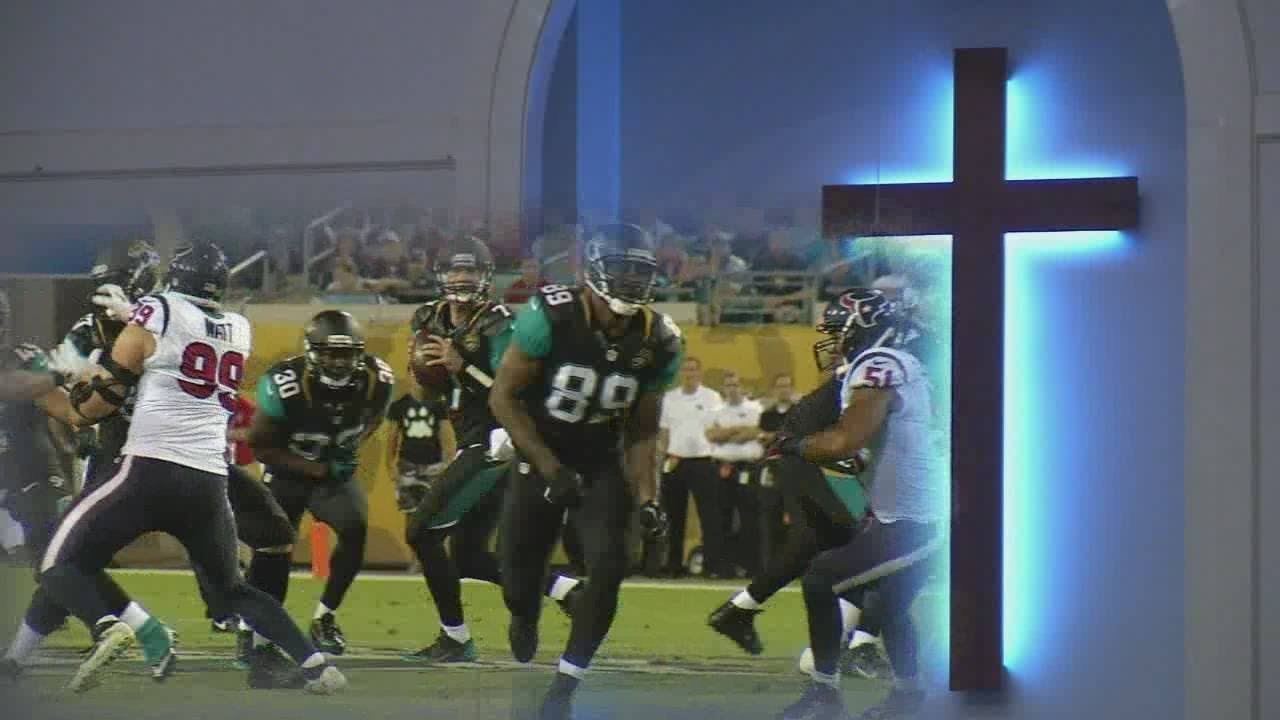 Church and football coming together - YouTube