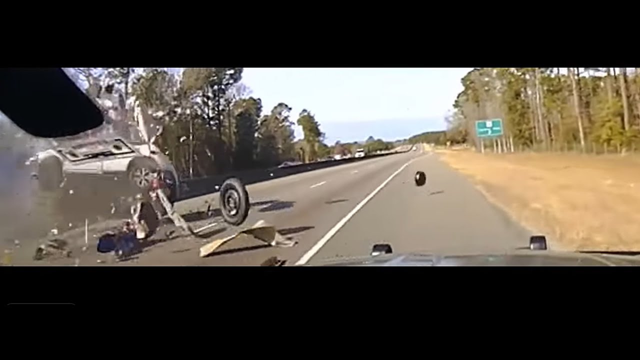 Georgia State Patrol Pit, Rollover Crash, Ejection, Fatality - YouTube