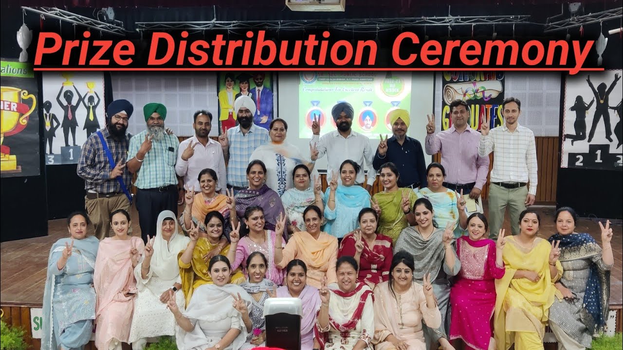 Prize Distribution Ceremony Of Grade 12 (Batch 2022-23 / SGHPS G.T Road ...