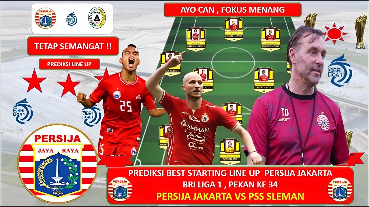 AKHIR LAGA PERSIJA, PERSIJA JAKARTA VS PSS SLEMAN ~ Prediksi Best ...