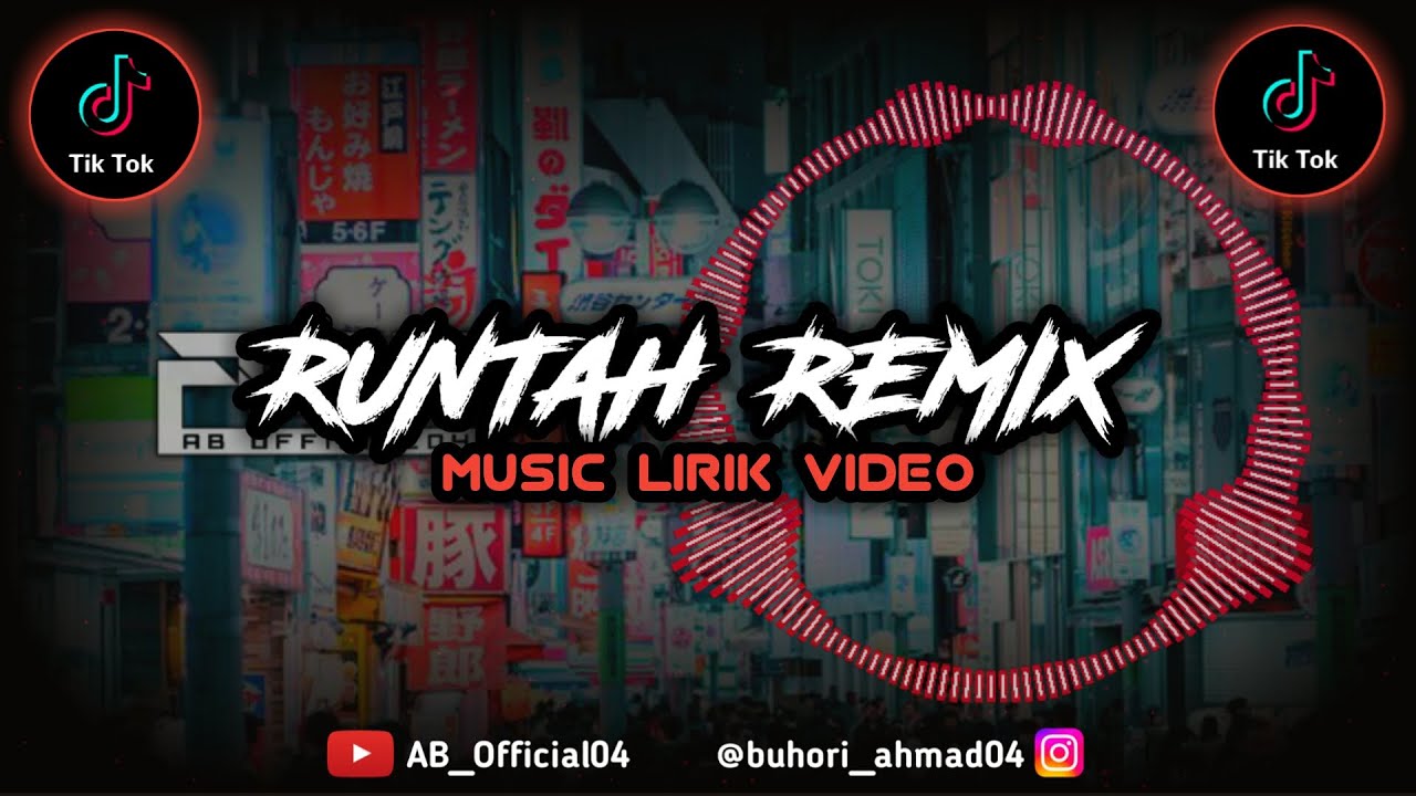 RUNTAH - REMIX BY. AZMY Z FT. IMP ID || (Lirik) - YouTube
