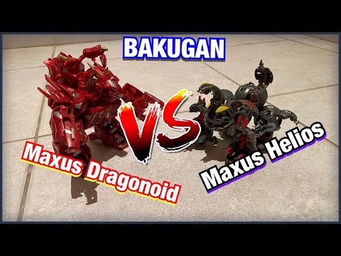 Bakugan Maxus Dragonoid VS Maxus Helios!
