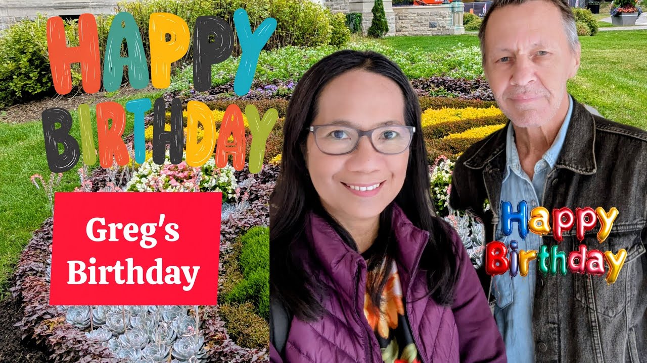 Simple Celebration of Greg's Birthday - YouTube