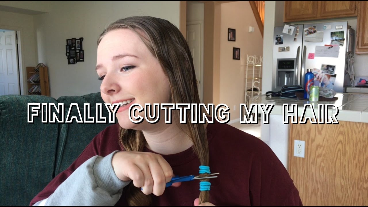 Cutting My Hair! - YouTube
