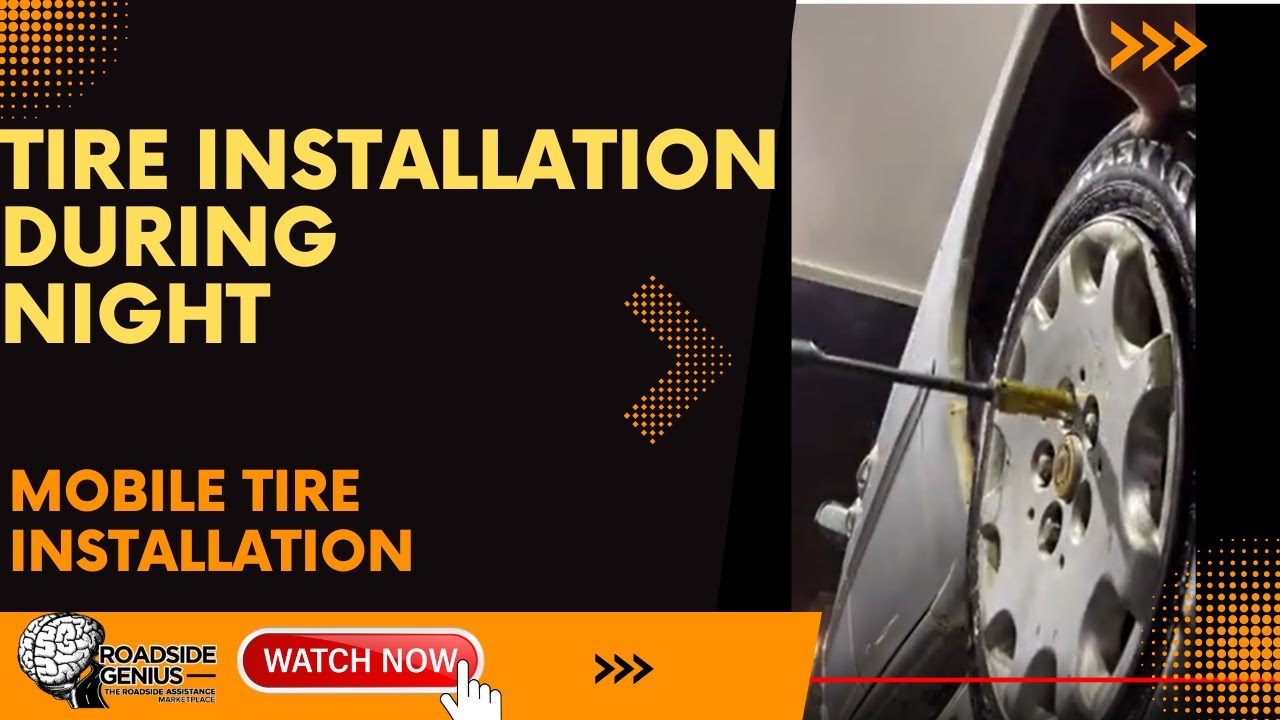 How To Do A Tire Change For Your Client On A Rainy Night | Roadside ...