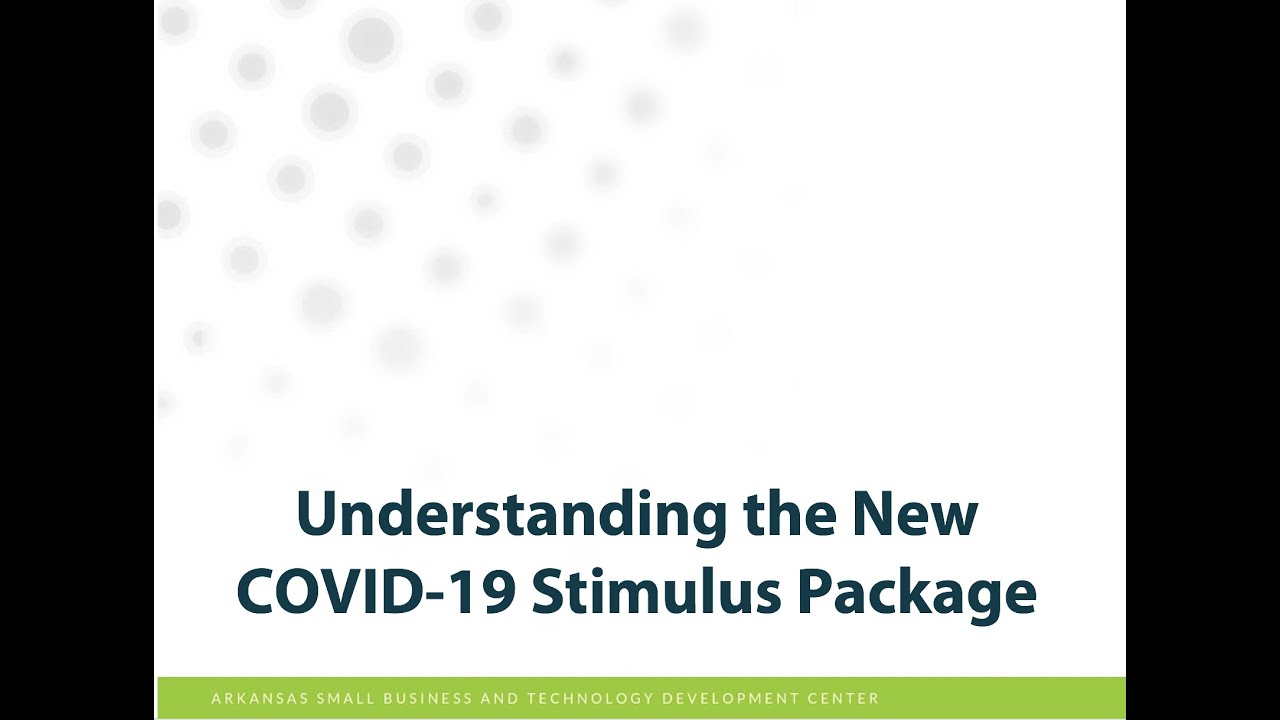 Understanding the New COVID 19 Stimulus Package - YouTube