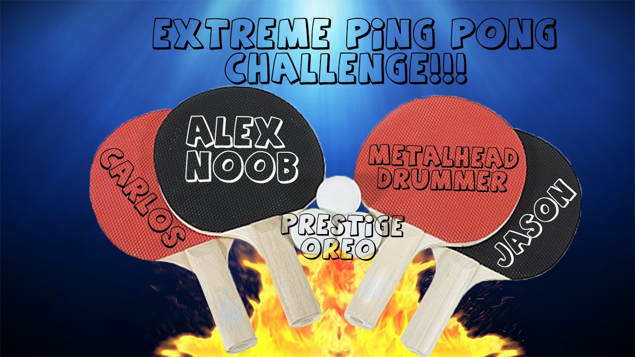 Extreme Ping Pong challenge part 2 - YouTube