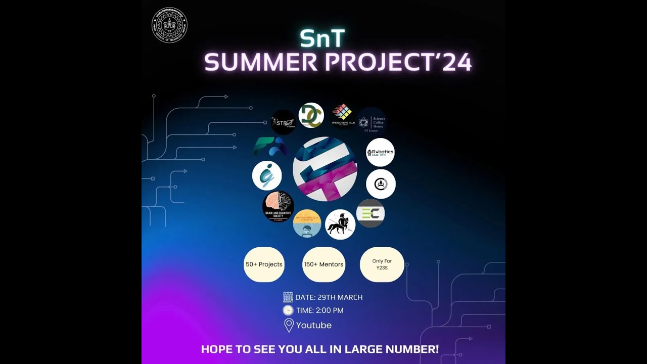 SnT Summer Projects'24 - YouTube