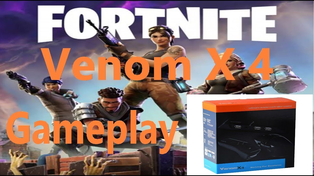 Fortnite Battle Royal Venom X4 Gameplay Playstation 4 - YouTube
