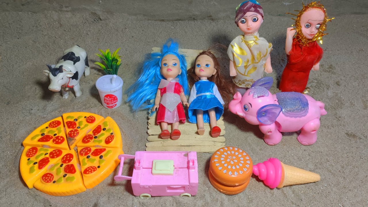 chinky pinky ki kahani part -1 | Barbie doll all day routine in Indian ...