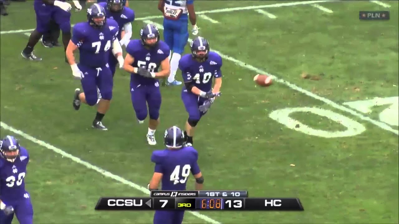 CCSU Postgame With Tom Gilmore, Luke Ford & Peter Pujals (Holy Cross ...