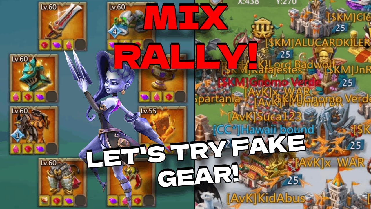 Can I Cap Titan Mix Rallies In Fake Gear? Mythic Champ Trap Tests It's ...