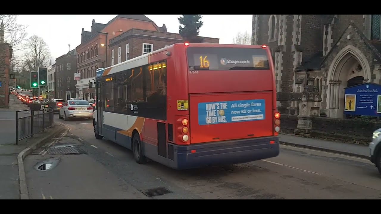 Here is the stagecoach bus 47644 on the number 16 in Farnham Tuesday 14 ...