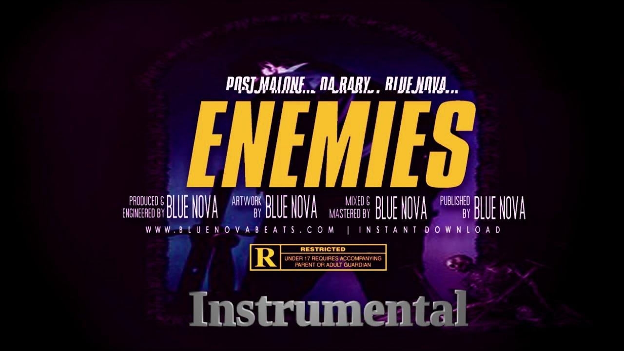 Post Malone - Enemies Ft. DaBaby (Official Instrumental) - YouTube