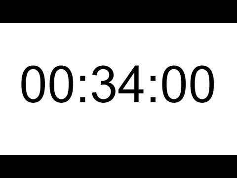 34 Minute Timer - 34 Minute Countdown Timer - YouTube