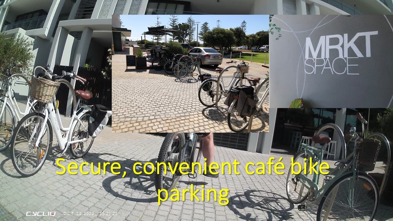 More secure convenient bike parking at Mrkt Space in Fremantle - YouTube