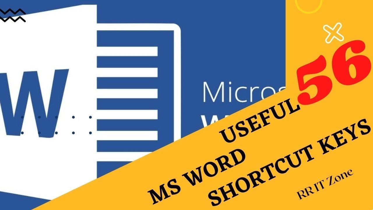 56 Master MS Word Shortcut Keys in 10 Minutes! 🚀 || RR IT Zone #ms # ...