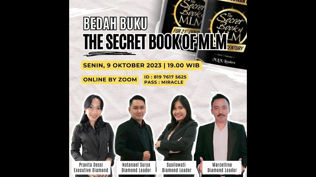 Bedah Buku The Secret Book of MLM - YouTube