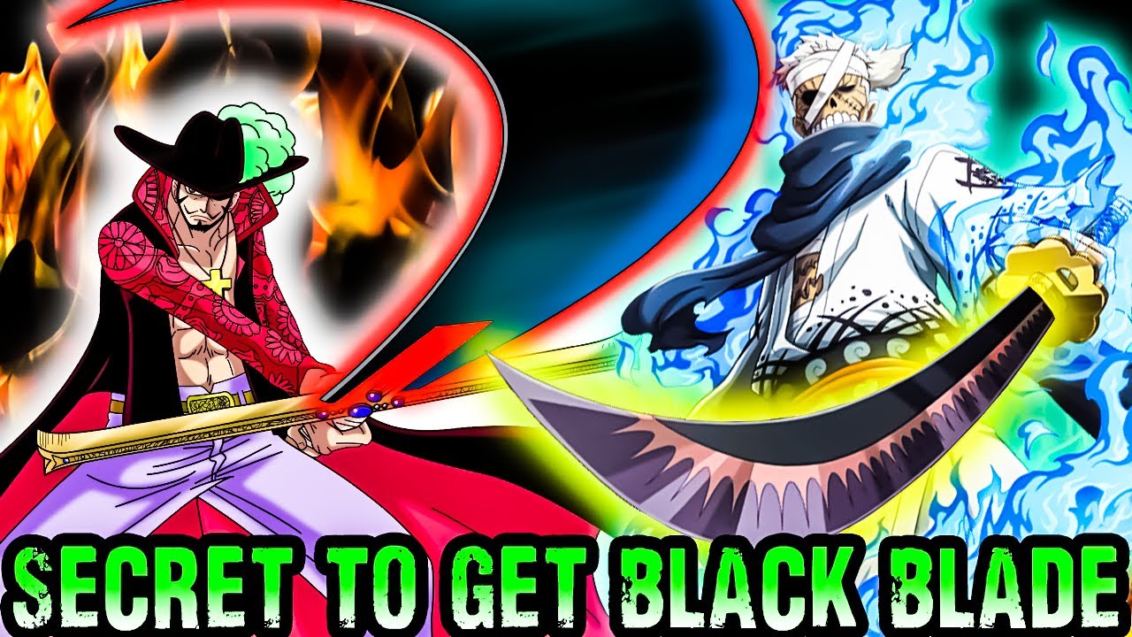 Why Only Mihawk & Ryuma Have Black Blade NOT Roger, Oden Or Shanks ...