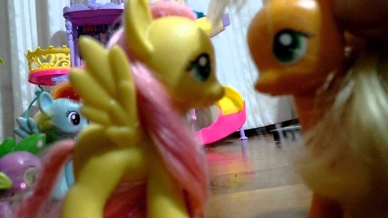 Fluttershy x Apple Jack bats song - YouTube