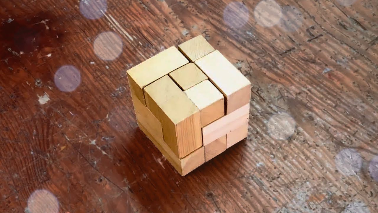 How to Assemble a Soma Cube | Stop motion - YouTube