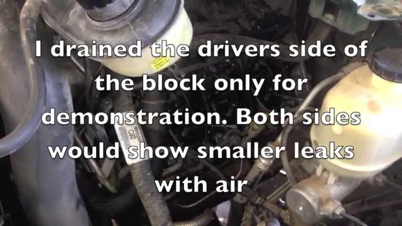 Diesel fuel in the cooling system. Bulletproof crack repair kit for the ...