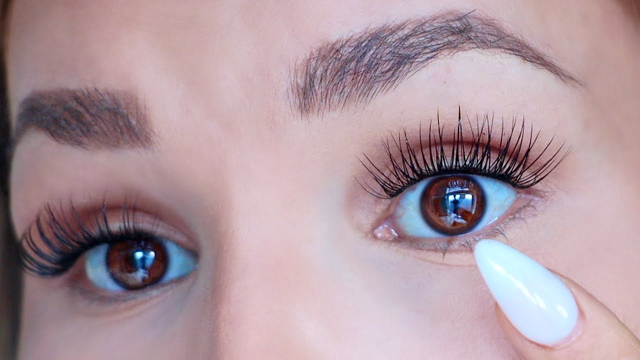 HOW TO Apply & Remove Eyelash Extensions AT HOME ft. TEMU! - YouTube