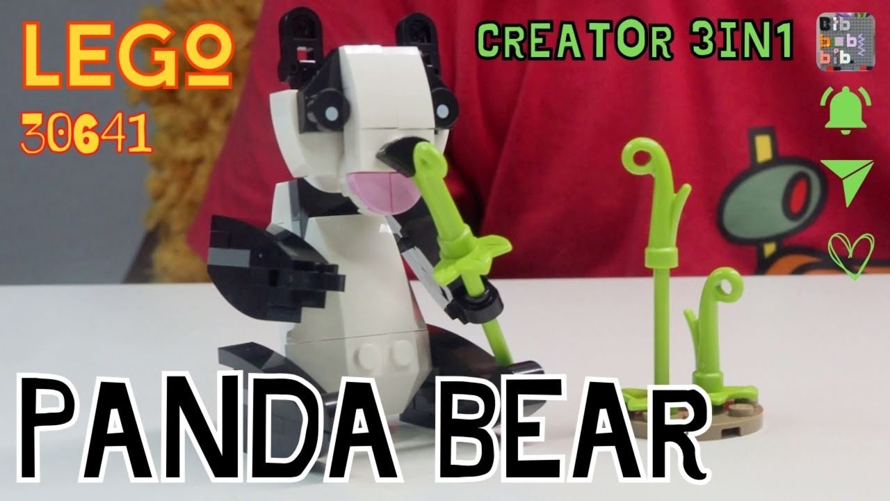 Building Fun with LEGO Creator Panda Bear (30641): 3-in-1 Set, Unboxing ...