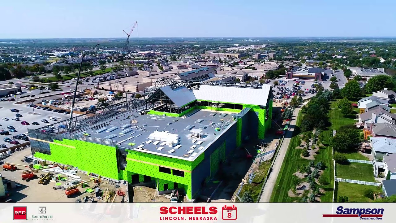 Scheels | Lincoln, NE | September 2017 Progress - YouTube